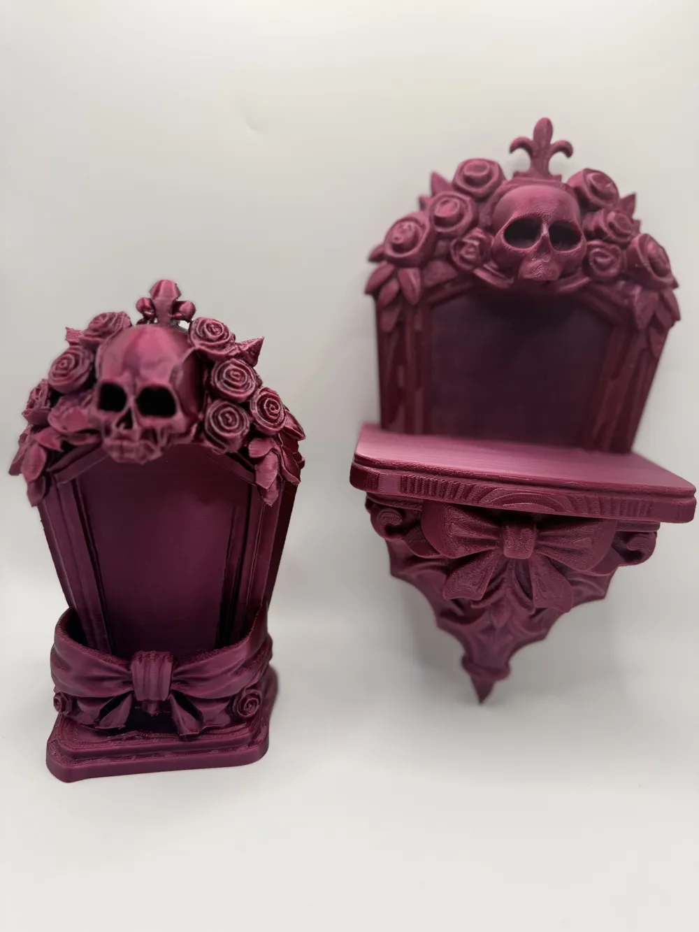 Gothic Coffin Skull BBW Soap Holder & Shelf - Free 3D Print Model ...