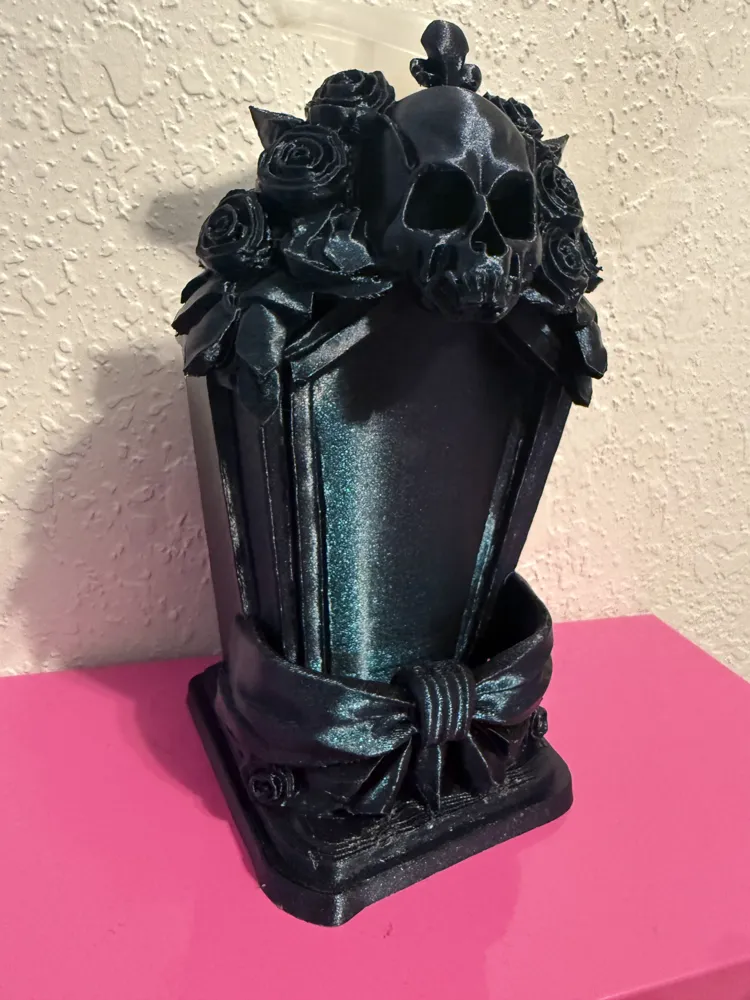 Gothic Coffin Skull BBW Soap Holder & Shelf - Free 3D Print Model ...