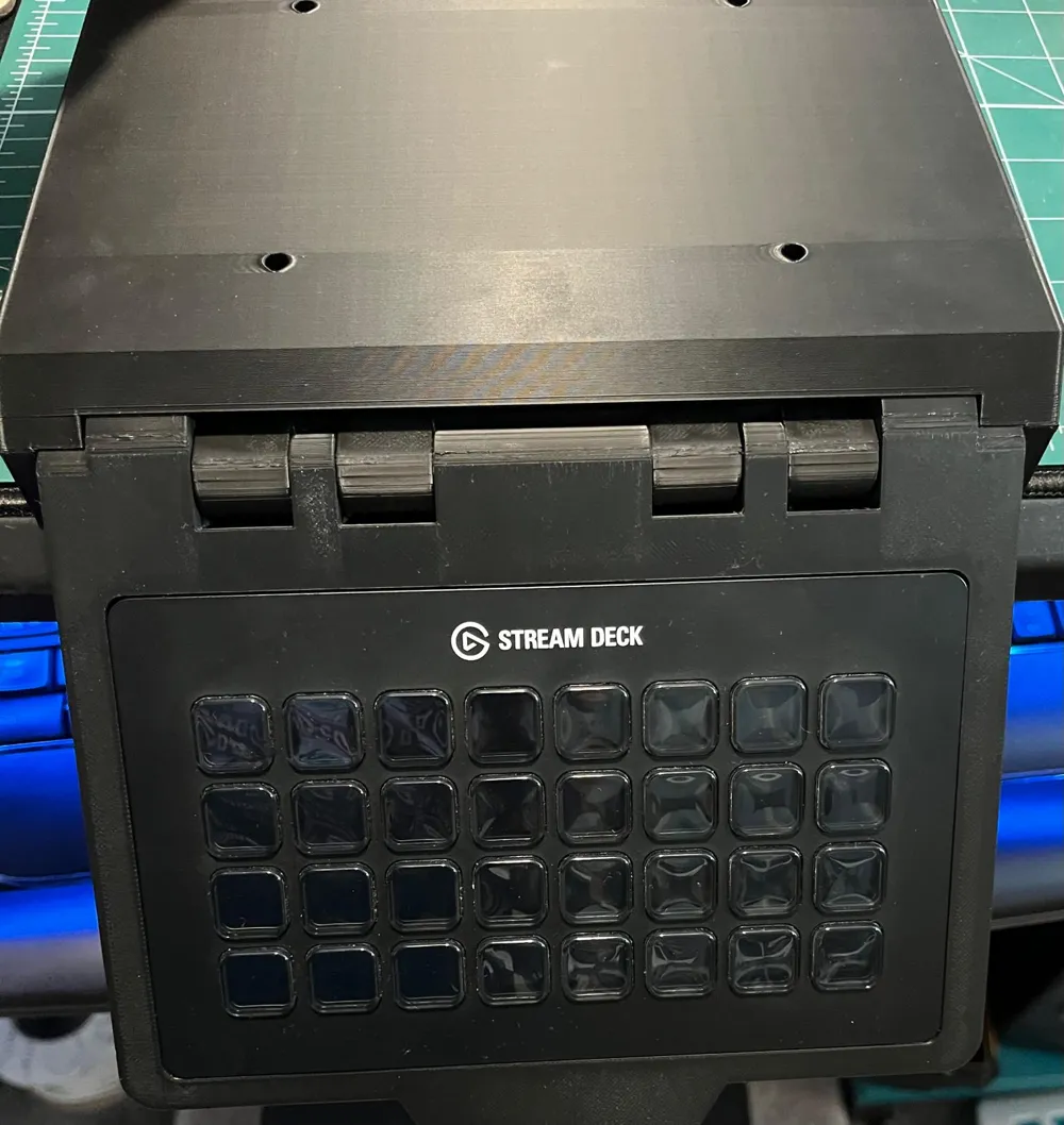 Stream Deck XL Under Desk Slide and Tilt Mount Remixed by Aanubis ...
