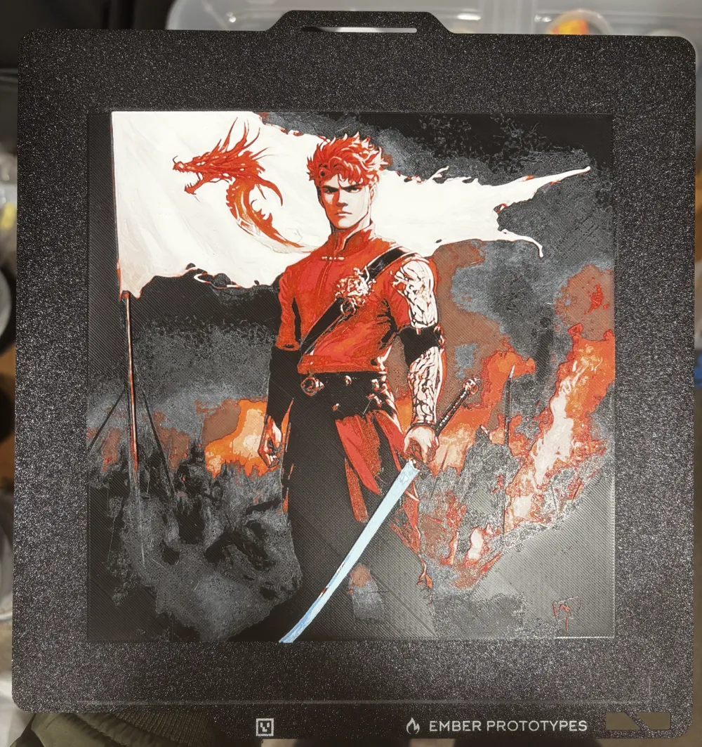 Rand al'Thor Hueforge by Kinetic Charge Customs - MakerWorld