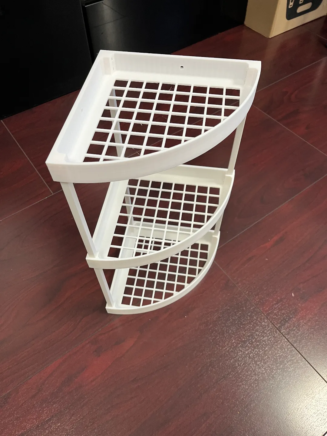 Bathroom corner shelf - fully printable - Free 3D Print Model - MakerWorld