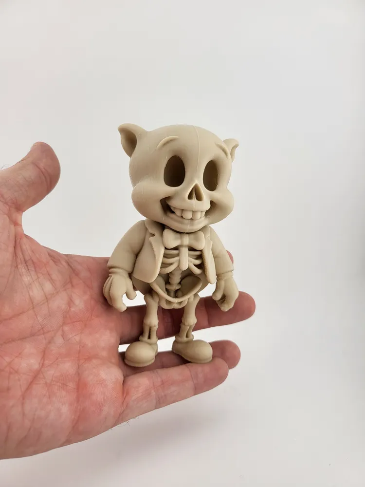 Porky Pig Skeleton – Looney Tunes 3D Print Figure - Free 3D Print Model ...