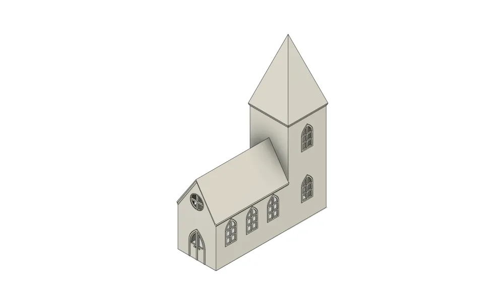 Church - Free 3D Print Model - MakerWorld