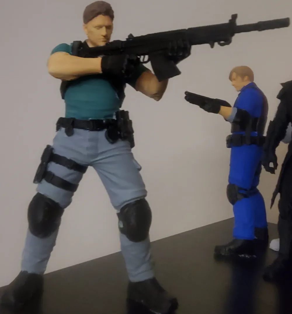 Chris Redfield - Free 3D Print Model - MakerWorld