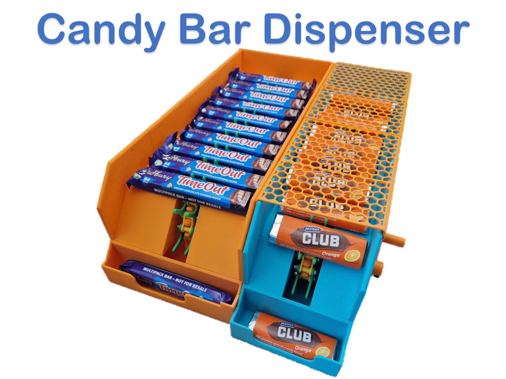 Modular Candy Bar Dispenser by Martin MakerWorld: Download Free 3D Models