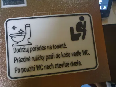 Cedule na WC by prypik.ok - MakerWorld