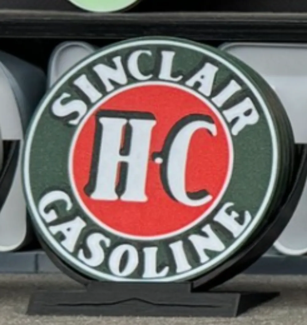 Sinclair Gas Sign Coaster by rsnider2 - MakerWorld