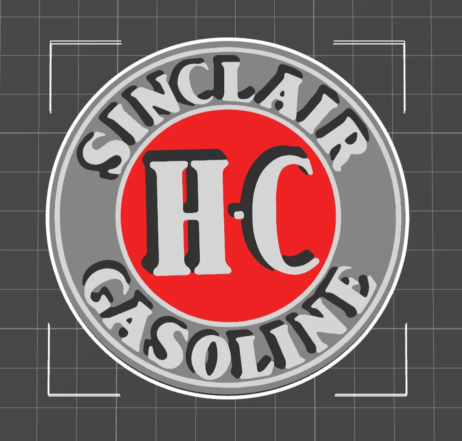 Sinclair Gas Sign Coaster by rsnider2 - MakerWorld