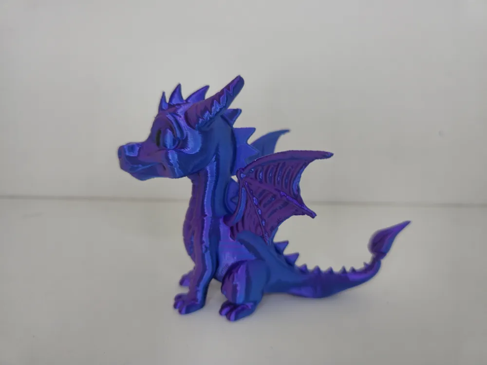 Cute Little Dragon Version 1 - Free 3D Print Model - MakerWorld