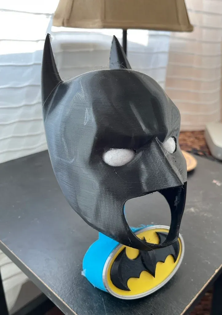 batman cowl and stand - Free 3D Print Model - MakerWorld