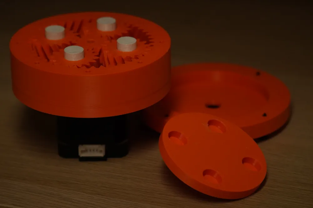 Planetary Gearbox 5:1 Double Helical Nema17 - Free 3D Print Model ...