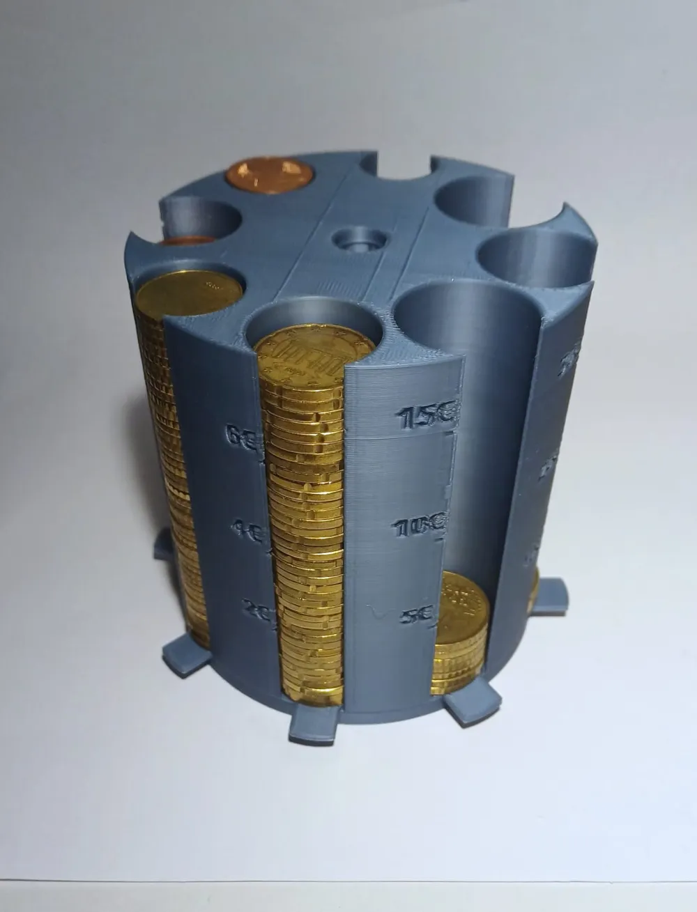 Coin Holder for all Euro coins with gauges by Mirk.man MakerWorld ...