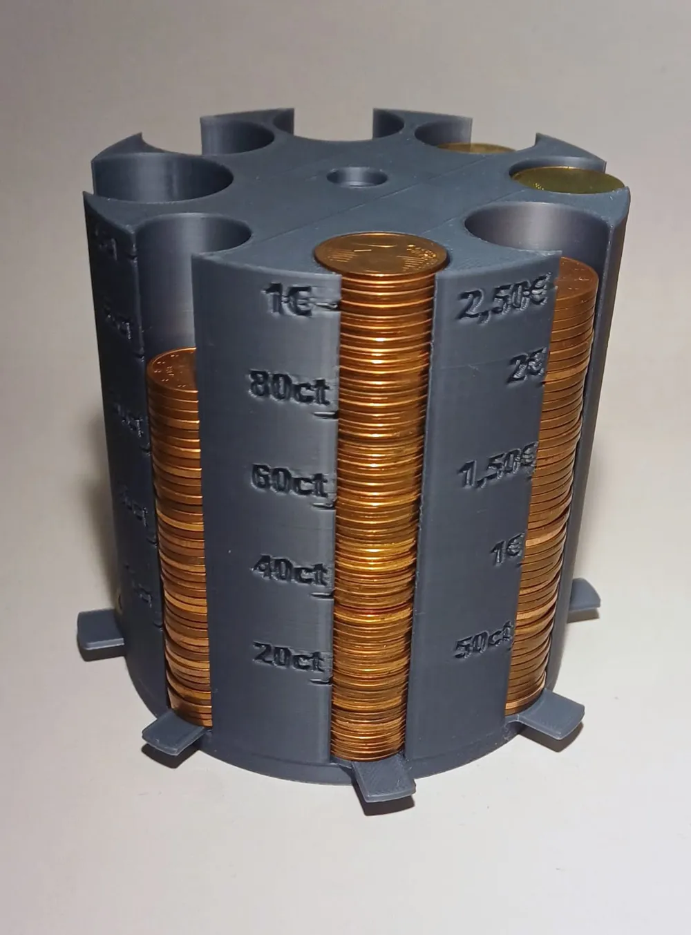 Coin Holder for all Euro coins with gauges by Mirk.man MakerWorld ...