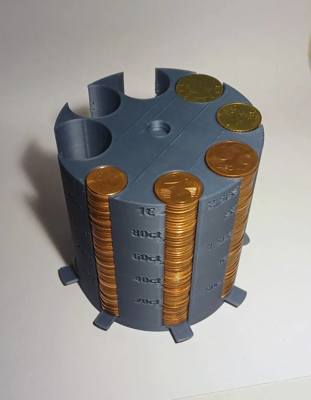 Coin Holder for all Euro coins with gauges by Mirk.man MakerWorld ...