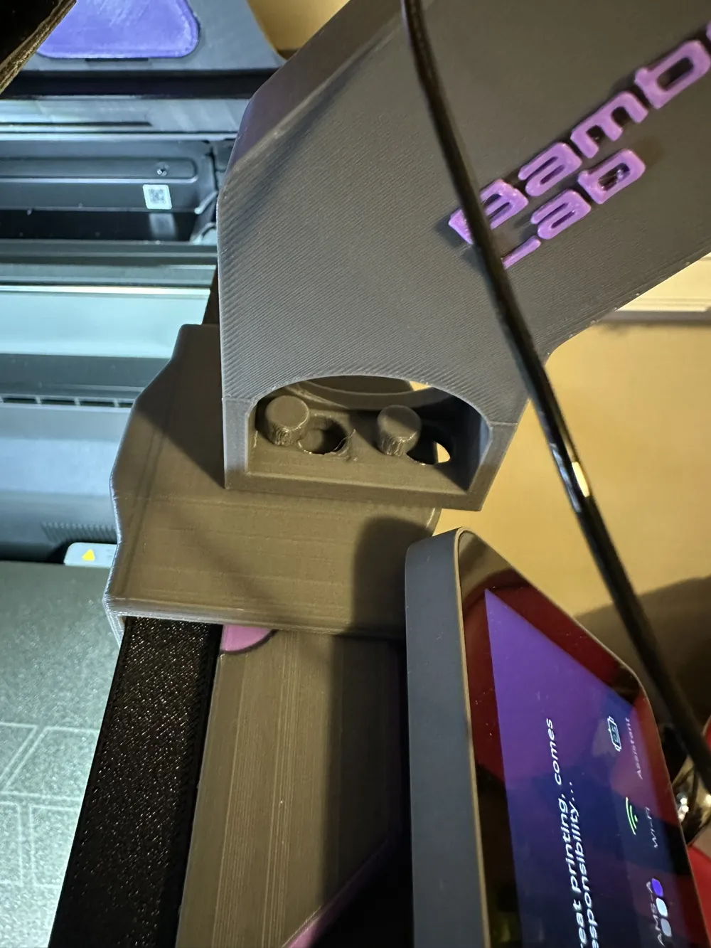 P2S Top spool holder for BLV Riser - Free 3D Print Model - MakerWorld