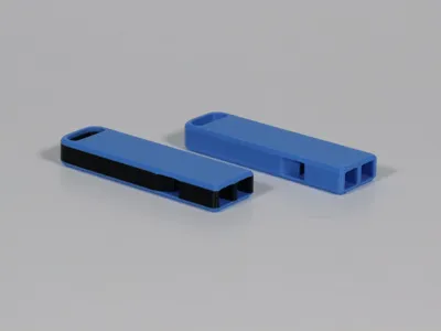 Dual-Tone Whistle (110+ DB) - Free 3D Print Model - MakerWorld
