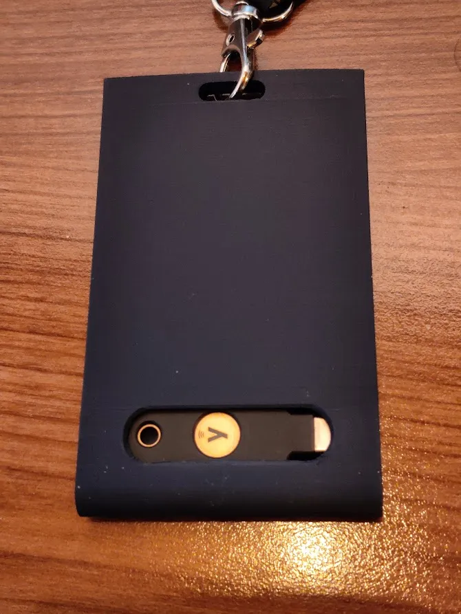 Yubikey and Badge-ID Holder by d71 MakerWorld: Download Free 3D Models