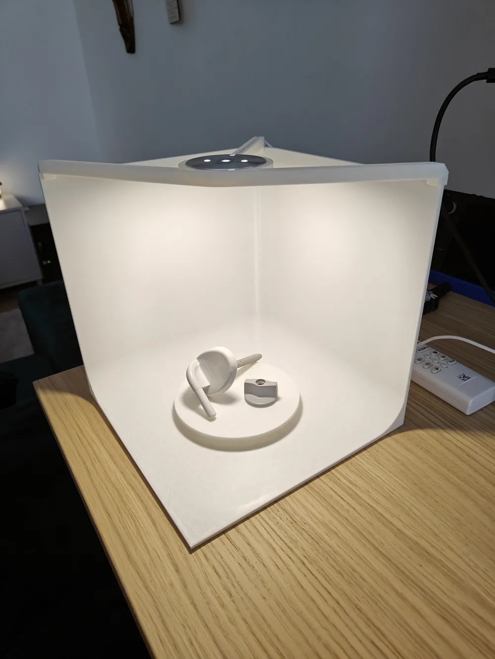 Simple Photobox with turntable and LED kit MH001 - Free 3D Print Model ...