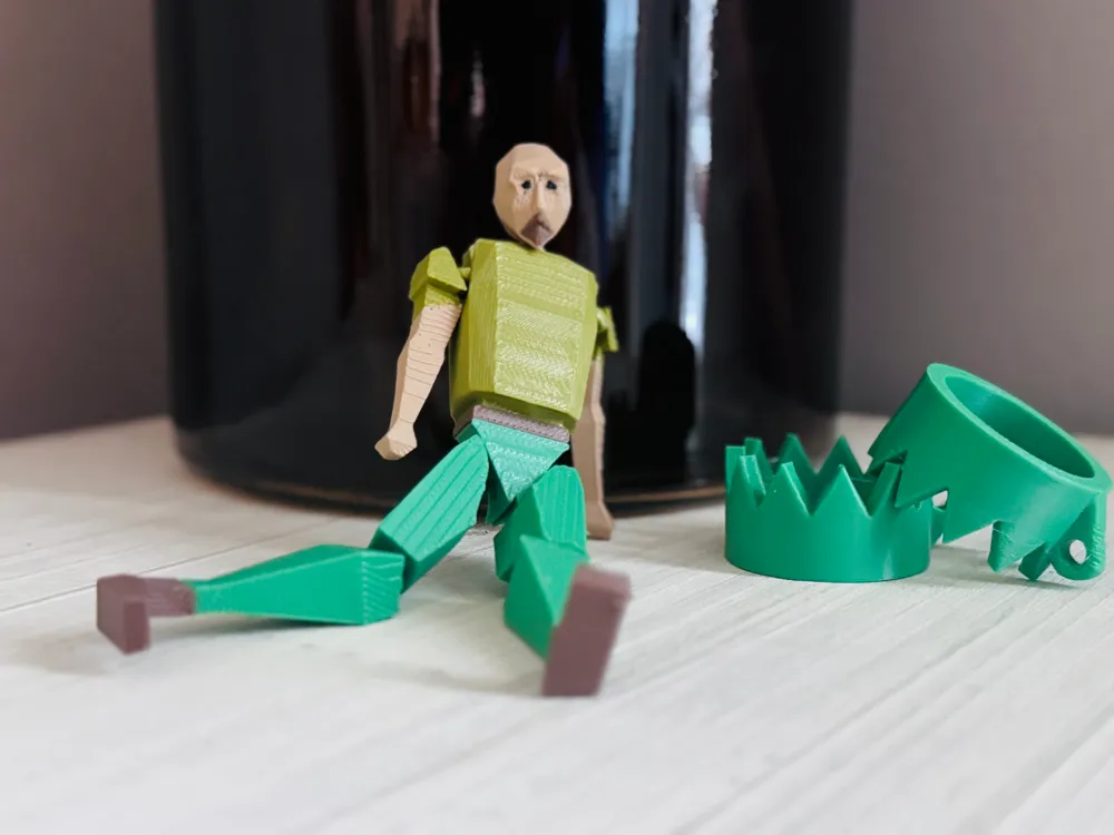 Oldschool Runescape wiggly bot character - Free 3D Print Model - MakerWorld
