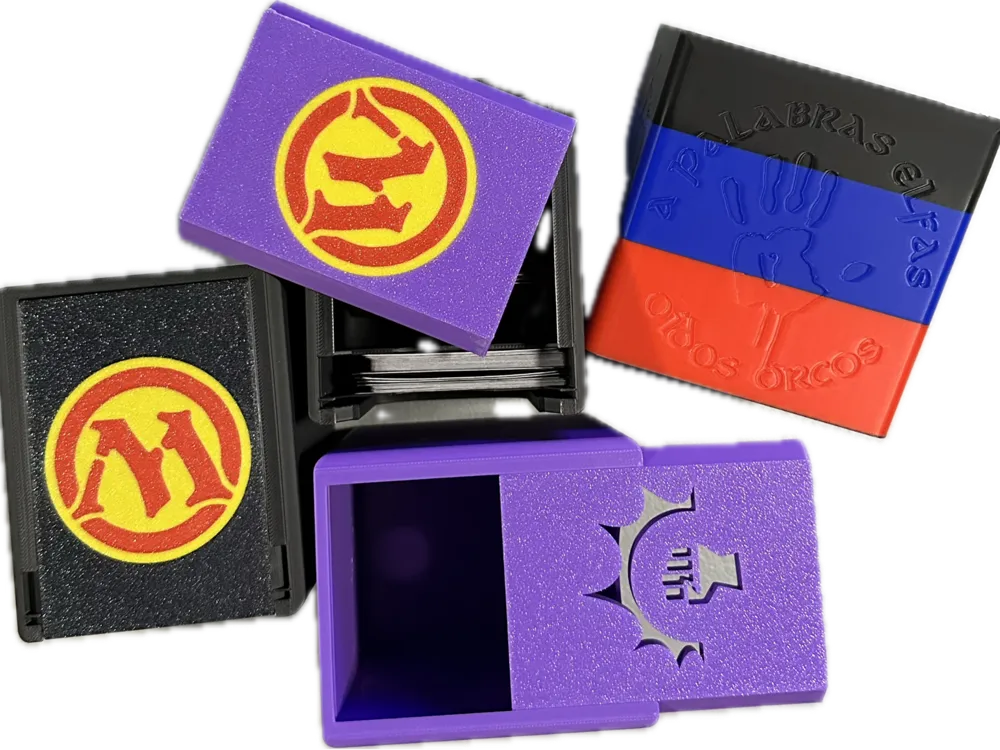 Commander Deck Box Over 100 Sleeved Cards by Jim The Slim - MakerWorld