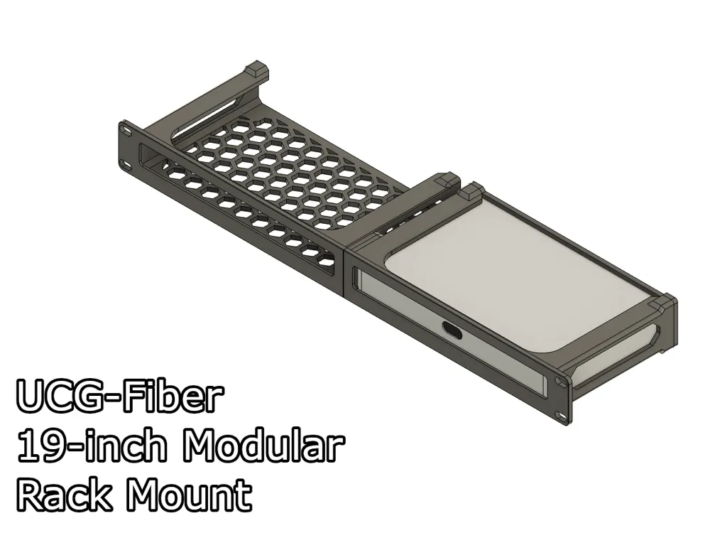 Unifi UCG-Fiber 19-inch Rack Mount by Mauker MakerWorld: Download Free ...