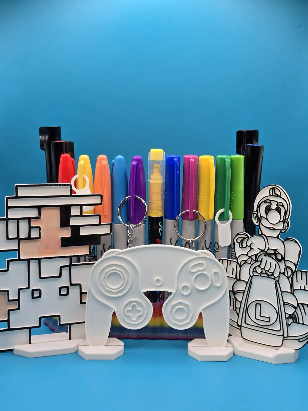 Mario Luigi Kart Gamecube Coloring by Merilno3D MakerWorld: Download ...