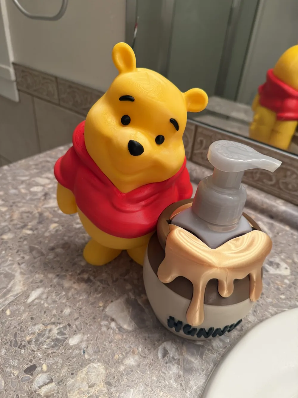 MULTIPART - POOH & HUNNY POT - BATH AND BODYWORKS - Free 3D Print Model ...