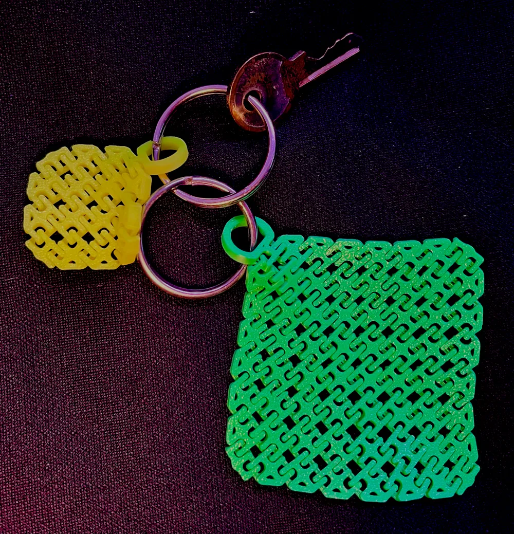 PipeLink Chainmail Fabric - Free 3D Print Model - MakerWorld