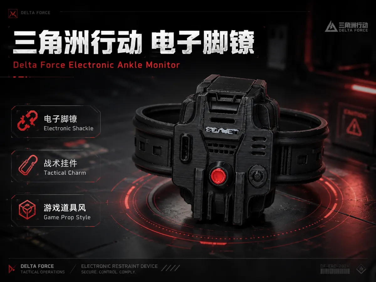 Delta Force Operation Electronic Ankle Monitor - Free 3D Print Model ...