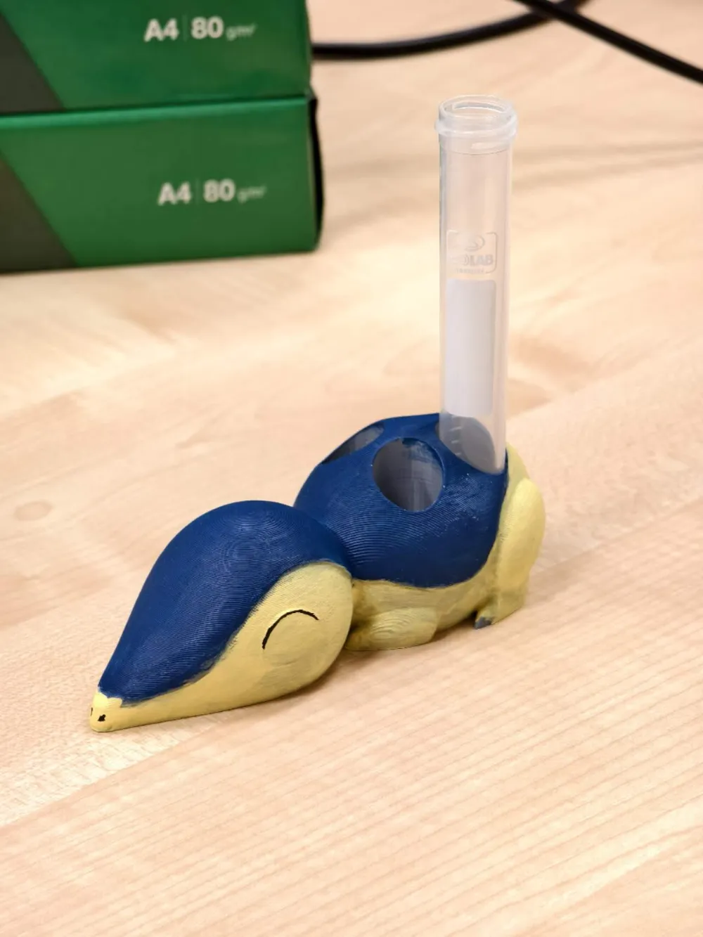 Cyndaquil Pokemon 15ml tube rack by FanFan - MakerWorld