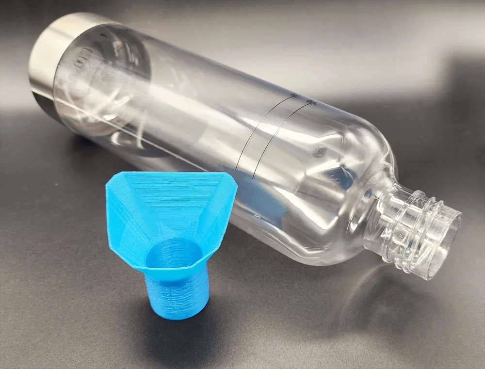 Angled Bottle Funnel by TripleGWorkshop - MakerWorld