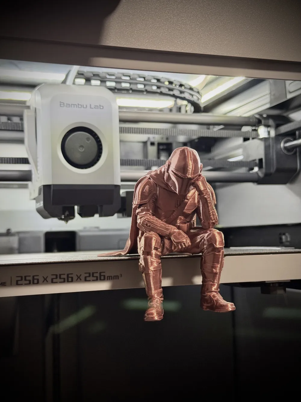 Sad Mandalorian on a ledge Figurine! - Free 3D Print Model - MakerWorld