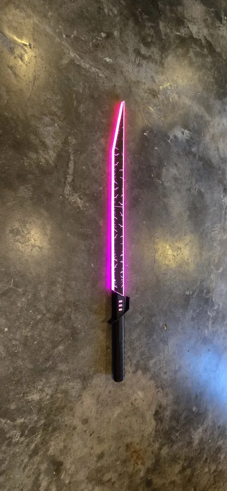 Darksaber - Sound & Light Props Kit - Free 3D Print Model - MakerWorld