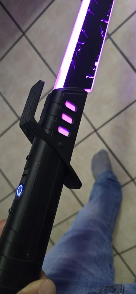 Darksaber - Sound & Light Props Kit - Free 3D Print Model - MakerWorld