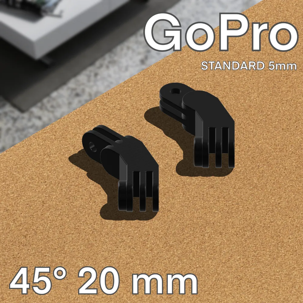 GoPro Mounts - 45°/90° by 3D HILL - MakerWorld