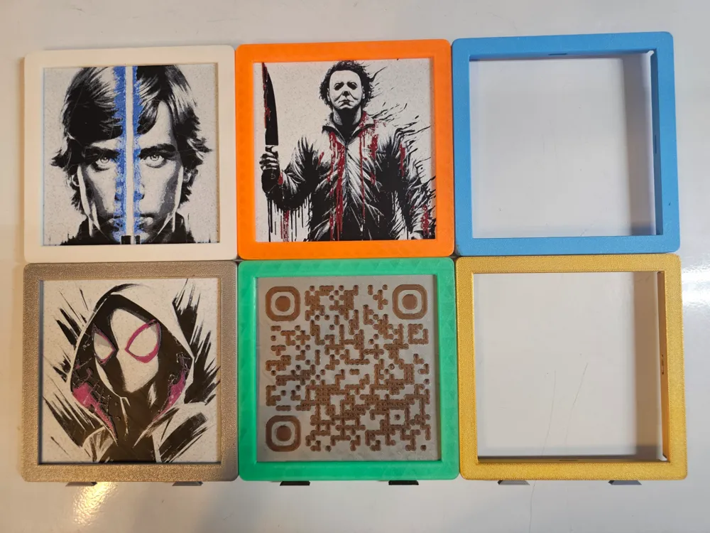 Hueforge Print Infinite Frame- 120mmx120mm by 3DX Print the World ...