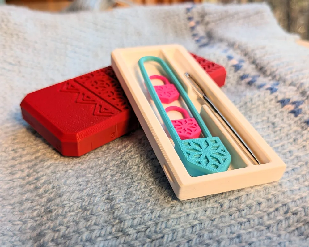 Snoflake Knit Kit - Free 3D Print Model - MakerWorld