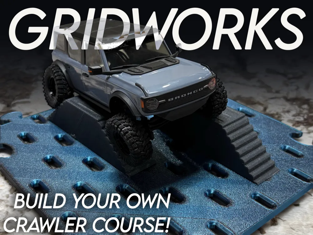 GRIDWORKS | FLEX RAMP RC CRAWLER COURSE (Scale 30) - Free 3D Print ...