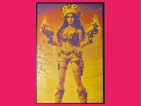 Taco Queen Chroma Canvas - Free 3D Print Model - MakerWorld