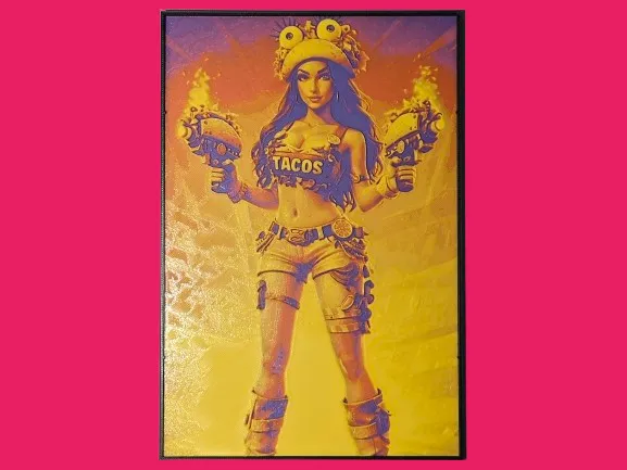 Taco Queen Chroma Canvas - Free 3D Print Model - MakerWorld