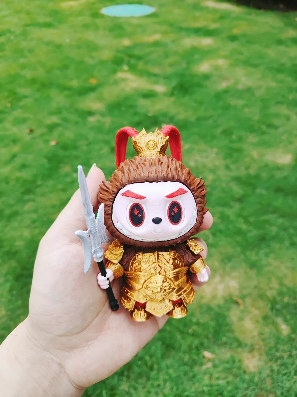 Labubu cos Three Kingdoms Lu Bu, Lu Bububu multi-color printing by 王铁锤 ...