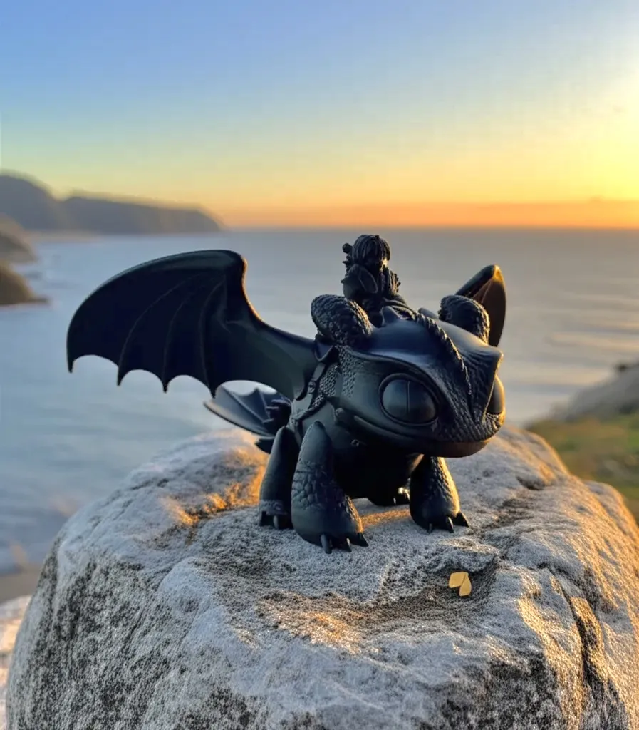 Toothless Dragon & Hiccup by Juganof MakerWorld: Download Free 3D Models