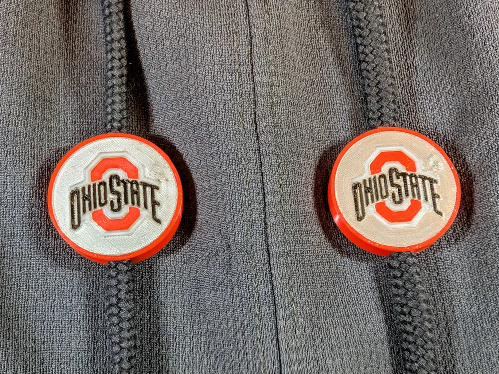 Ohio State Buckeyes Drawstring Charm by sidbarret007 - MakerWorld