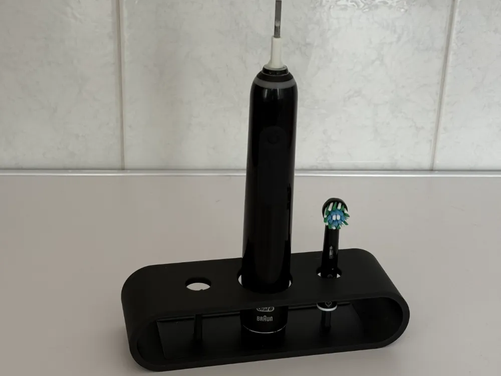 Minimal Toothbrush Holder (Oral-B Compatible) - Free 3D Print Model ...