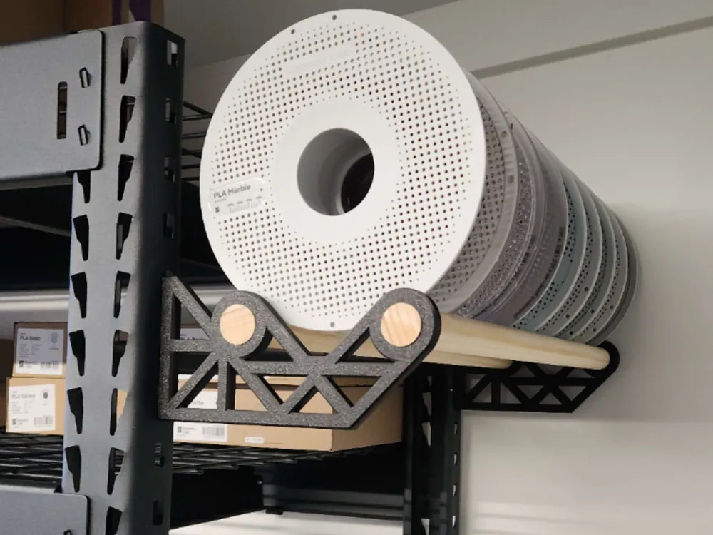 Husky Racking Filament Shelf Support Brackets - Free 3D Print Model ...