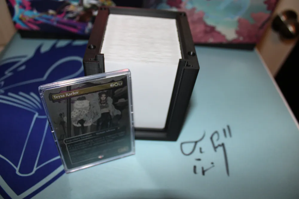 MTG EDH Commander Combo Deck Box with Top Loader - Free 3D Print Model ...