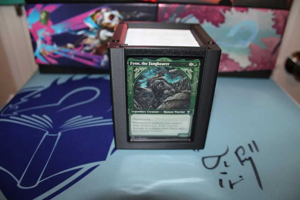 MTG EDH Commander Combo Deck Box with Top Loader - Free 3D Print Model ...