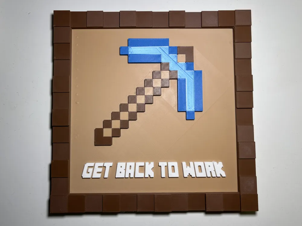 Minecraft Item Frame by JUJE MakerWorld: Download Free 3D Models