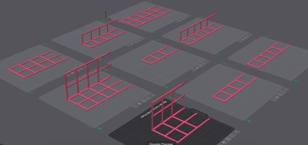 Simple Trellis - 9x Types Plant Climbing Frame - Free 3D Print Model ...
