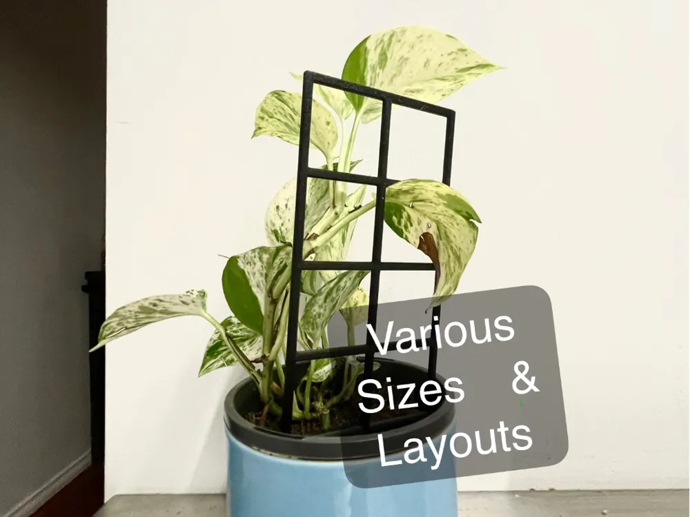 Simple Trellis - 9x Types Plant Climbing Frame - Free 3D Print Model ...